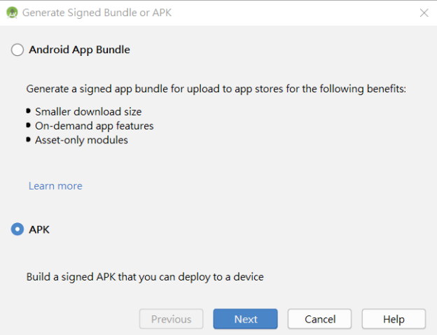 Generate Signed Apk – MahalJsp