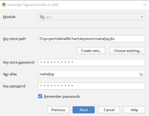Generate Signed Apk – MahalJsp
